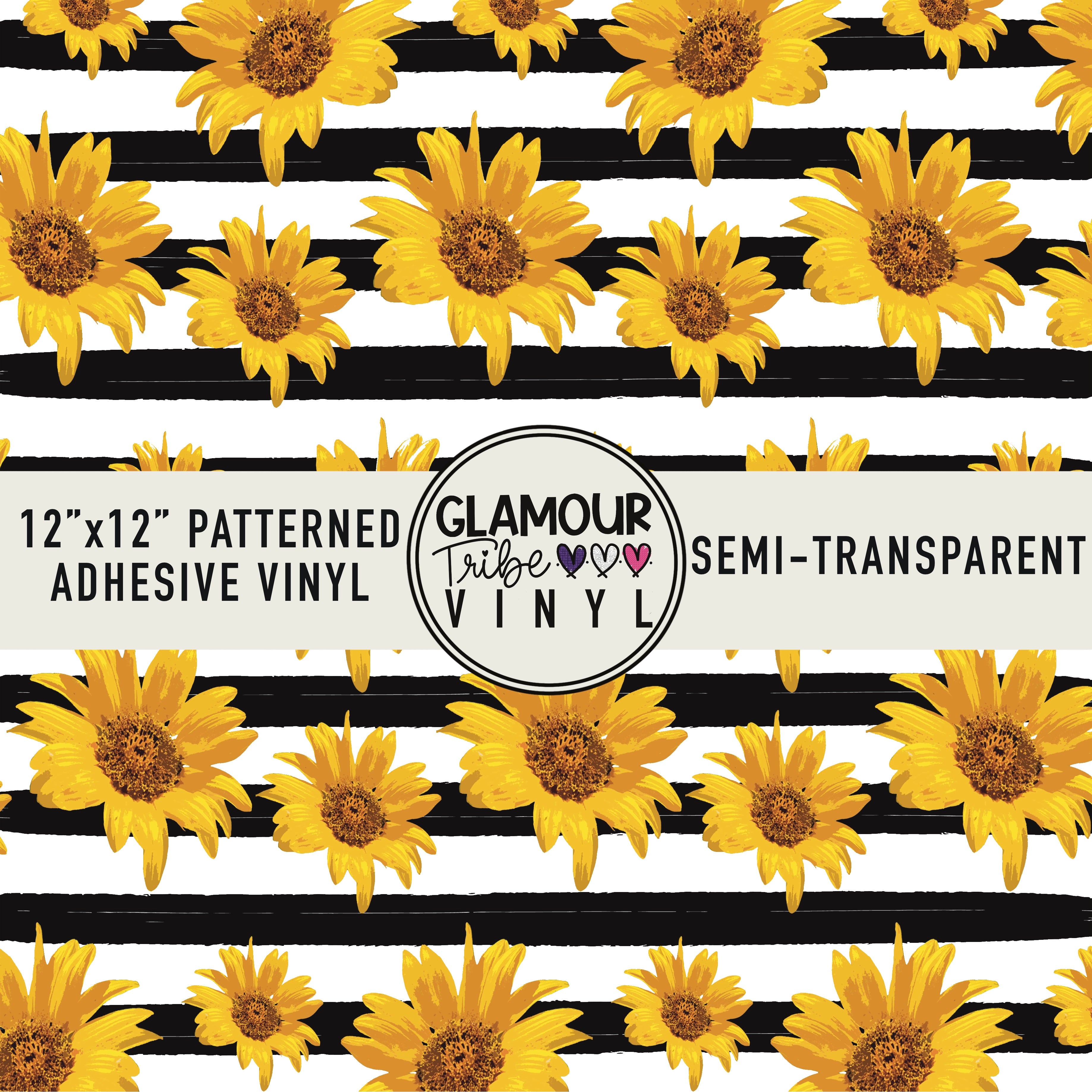 SEMI-TRANSPARENT PATTERNED VINYL – Glamour Tribe Vinyl