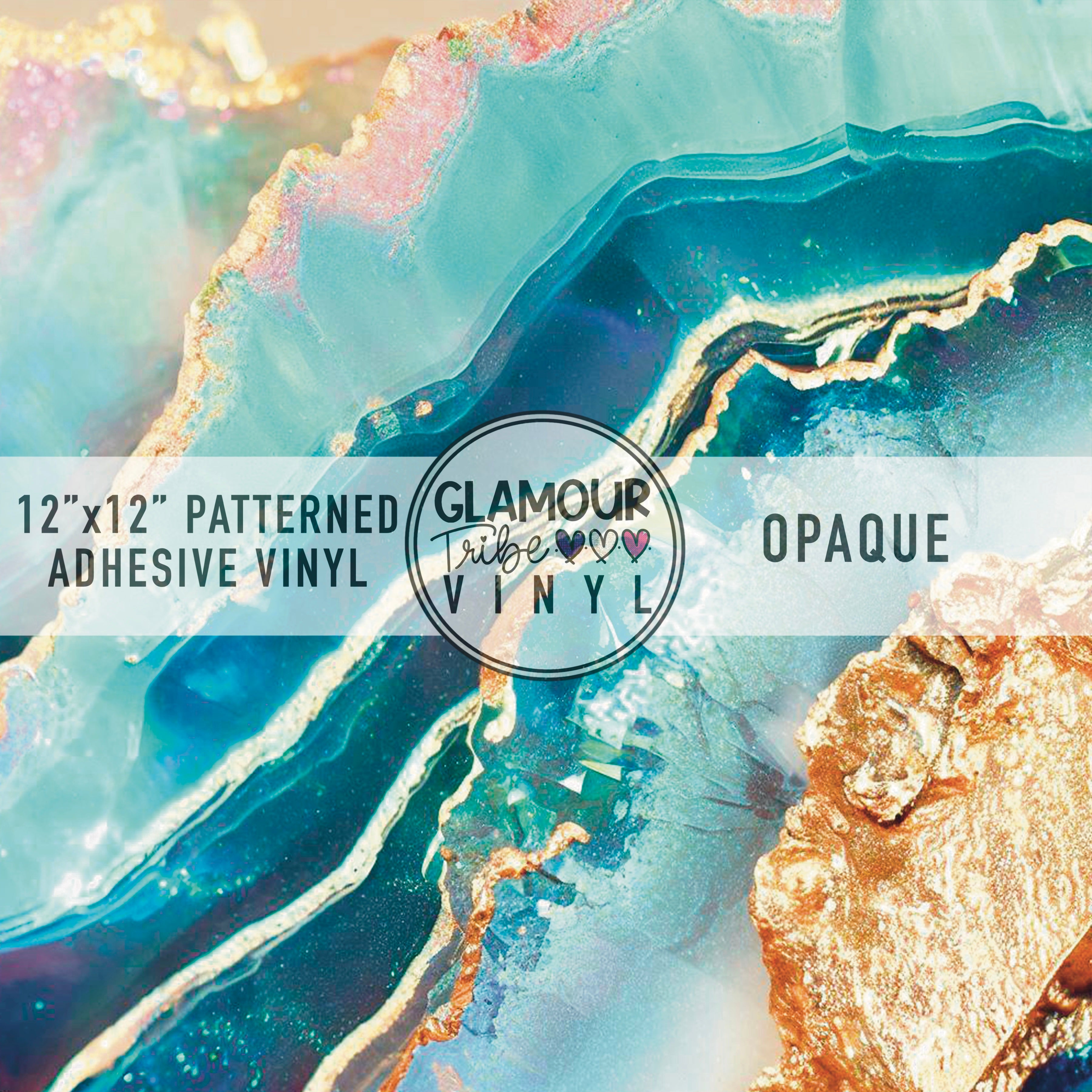 AQUAMARINE GEODE 3 – Glamour Tribe Vinyl