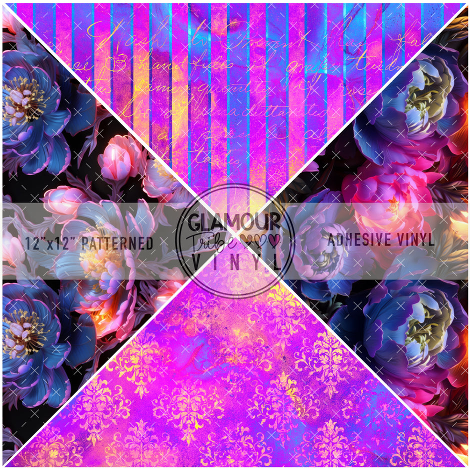 V-SPLIT QUAD PRINTS – Glamour Tribe Vinyl